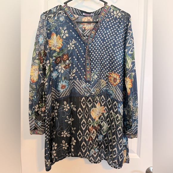 Johnny Was | Tops | Johnny Was Tunic | Poshmark
